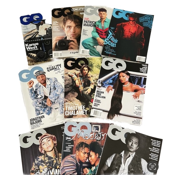 gq | Accents | Gq Magazine Bundle Issues May 2020 Through April 2021 ...